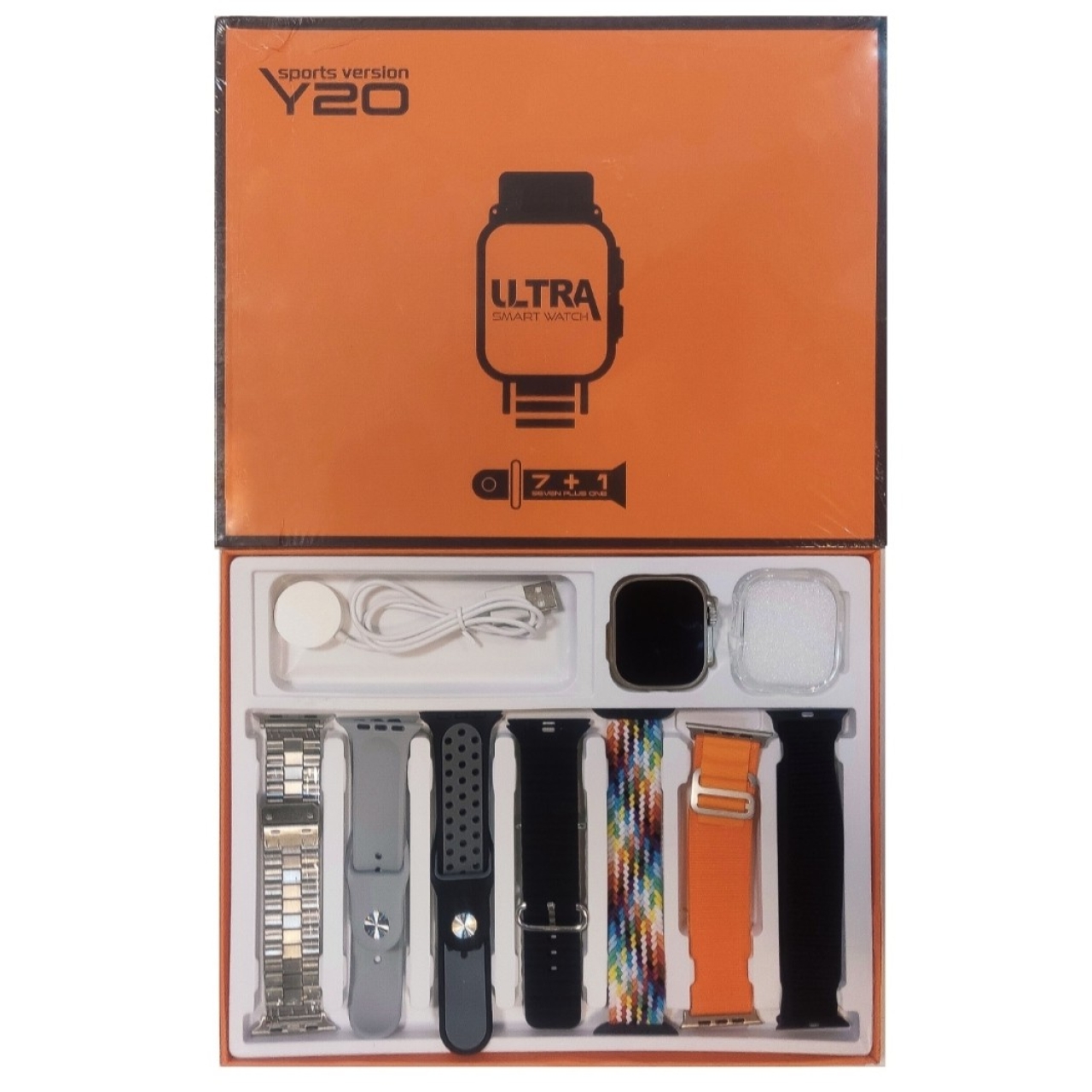 این‌چند | خرید ساعت هوشمند الترا مدل Y20 نسخه ۷ بند زیر قیمت بازار | این چند