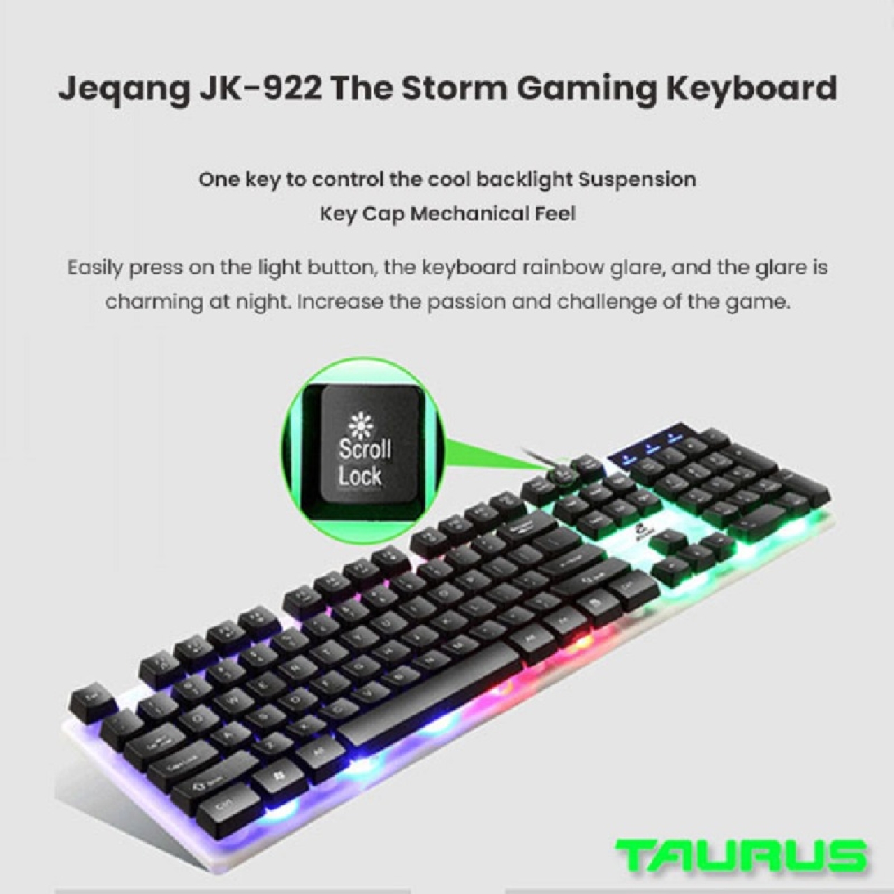 این‌چند | خرید کیبورد مخصوص بازی جکنگ مدل JK_922 زیر قیمت بازار | این چند